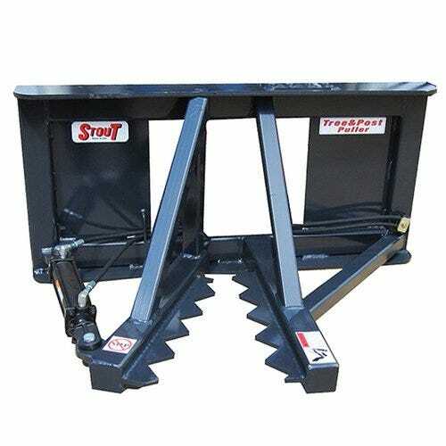 Stout - Skid Steer Tree & Post Puller fits John Deere fits New Holland ...