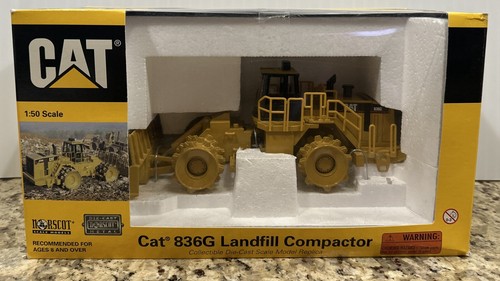 Norscot 55074 Caterpillar 836G Landfill Compactor 1/50 Die-cast MIB | eBay