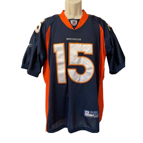 Denver Broncos NFL On Field Reebok Tebow Jersey, #15, Exc Cond, Size 48 ...