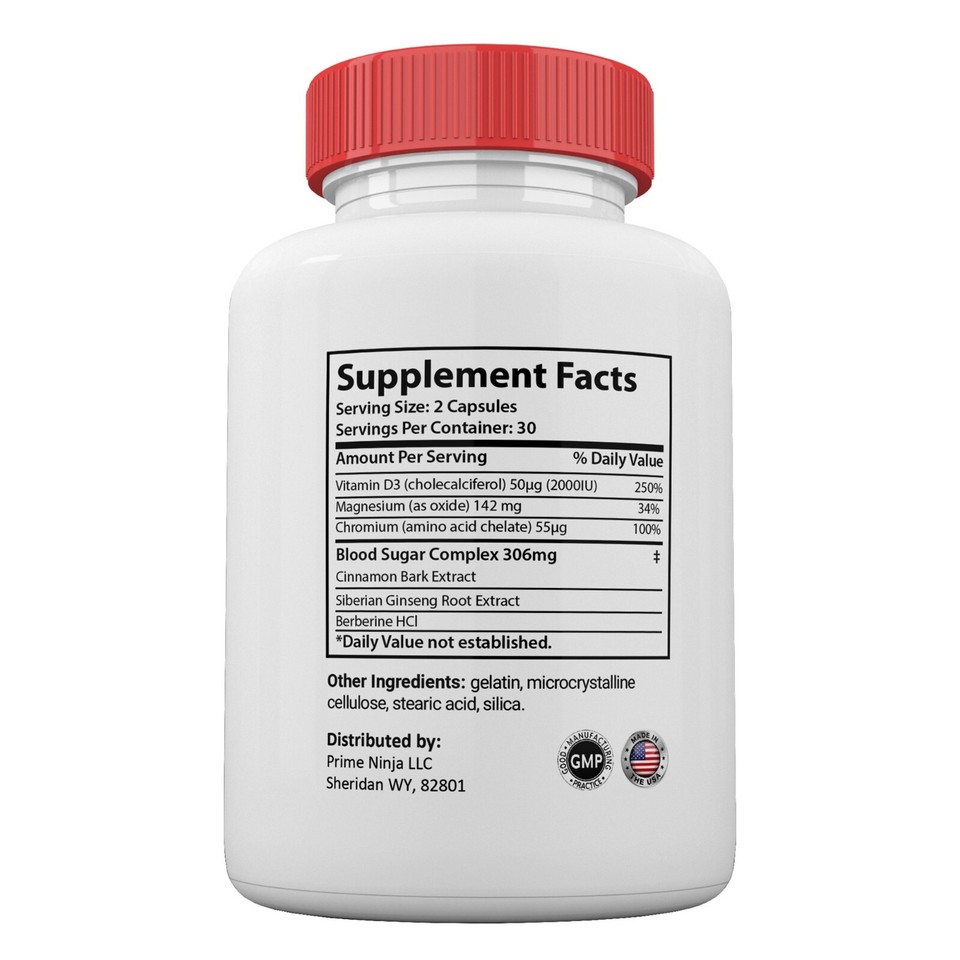 Glucofort Blood Sugar Support Capsules, Glucofort Advanced Formula (5 ...