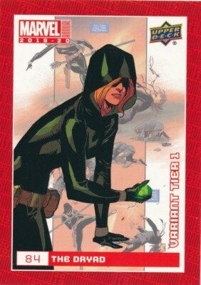 #84 THE DRYAD 2019-20 2020 Upper Deck Marvel Annual CAP AMERICA VARIANT ...