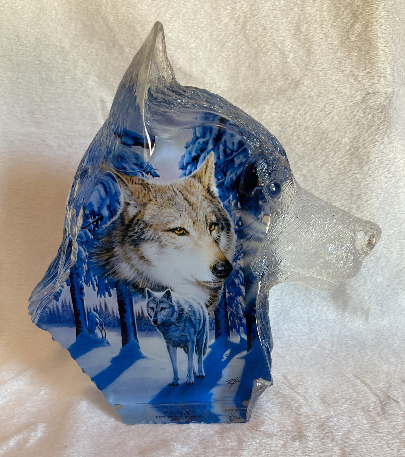 SUNRISE SPIRIT Wolf Sculpture The Spirit Within Robin Koni 2001 ...