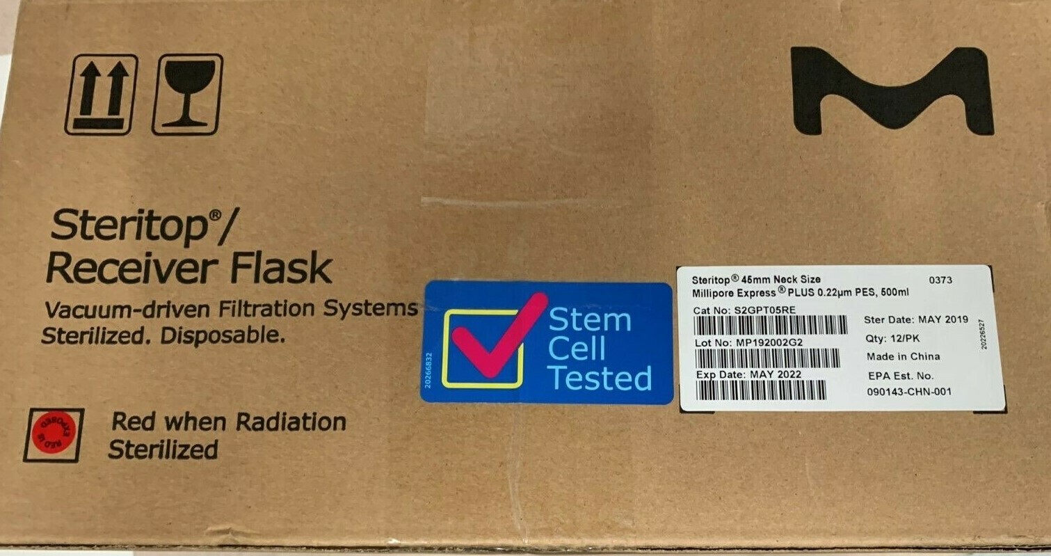 Millipore S2GPT05RE Steritop 45mm Neck Express PLUS 0.33 um PES 500 mL ...