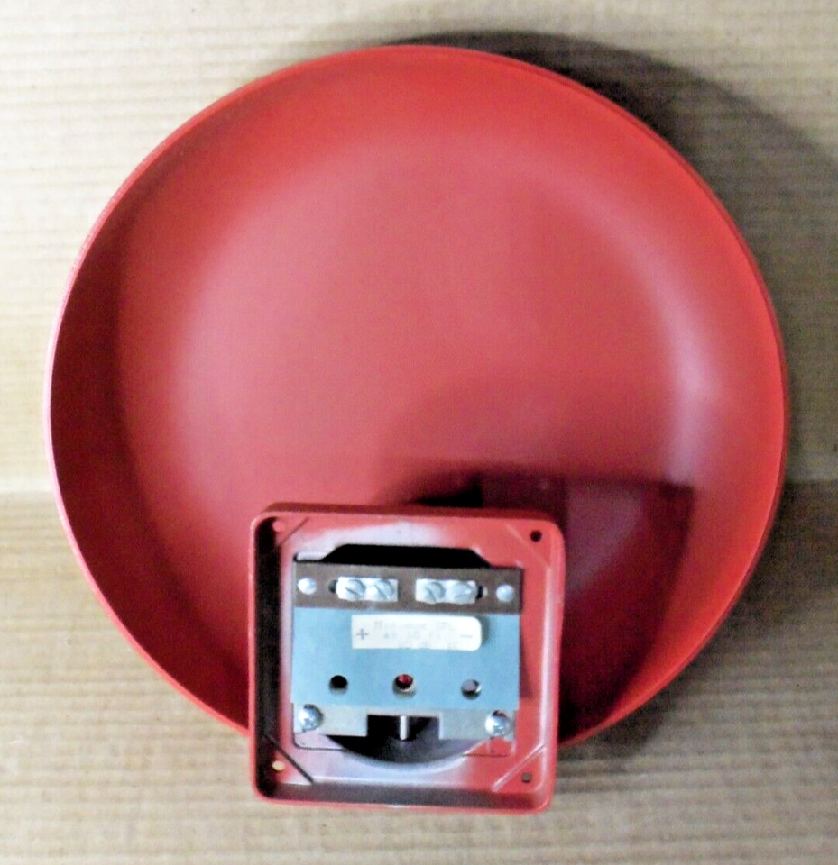 NEW SIMPLEX 2901-9333 BELL,VIBRATING W/10'' GONG 21-30 VDC RED FIRE ...