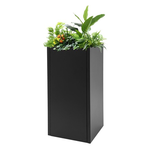 14x14x30in Large Steel Garden Planter Box Metal Flower Pots for ...