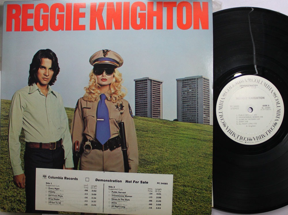 Rock Promo Lp Reggie Knighton Self-Titled On Columbia | eBay