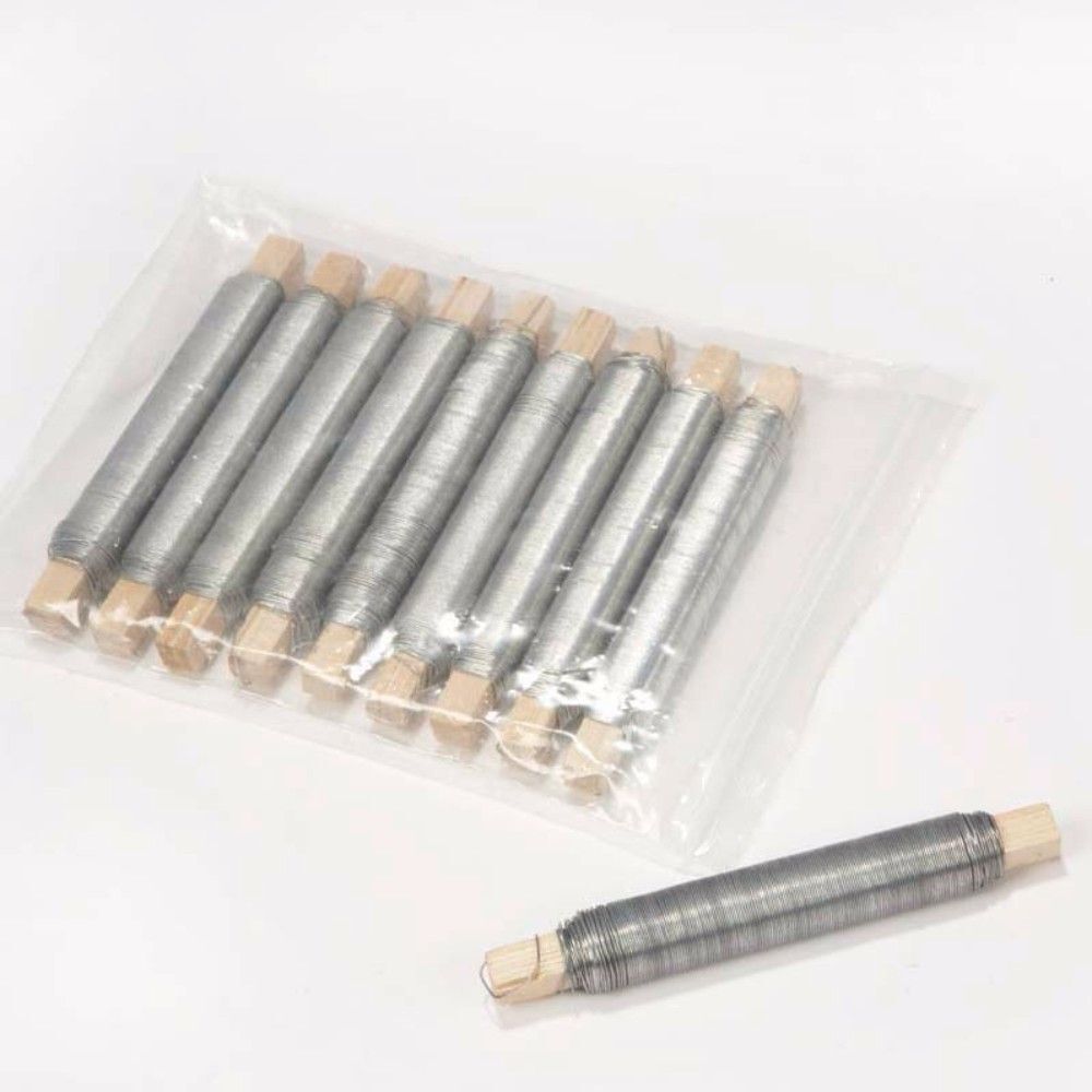 Mossing Binding Wire 50m Stick Floristry Wreath Making 100g Various ...
