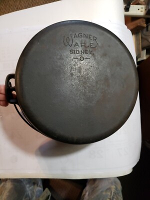 Vintage Wagner Ware Sidney O 1268 J Cast Iron Dutch Oven Pot No Lid ...