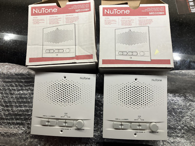 NuTone NRS103WH - 2- Pack - Indoor Intercom Remote Station for NM100 ...