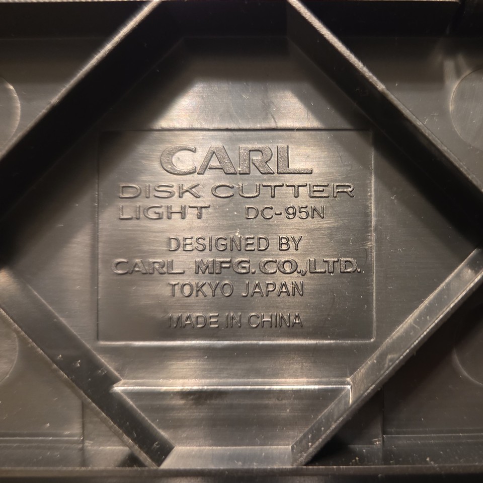 Carl DC-95N Personal Rotary Trimmer Disc Cutter Light | eBay