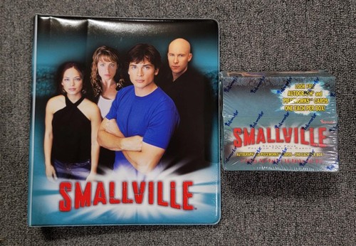 SMALLVILLE SEASON FOUR TRADING CARDS FACTORY SEALED BOX AND FREE BINDER ...