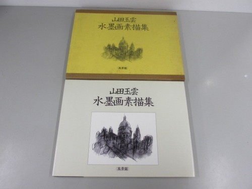 Collection Of Ink Painting Sketches By Yamada Tamaun, Landscapes, Nikko ...