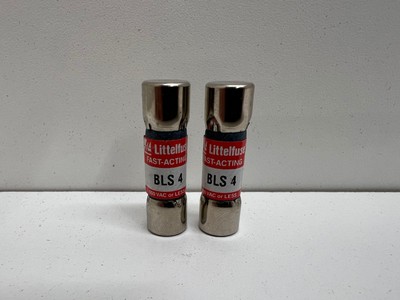 LOT OF (2) NEW OLD STOCK! LITTELFUSE 4A 600V FAST ACTING FUSES BLS-4 | eBay