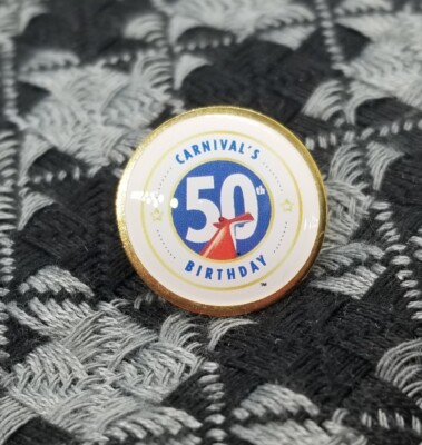Carnival Cruise Line Commemorative 50th Birthday Sailabration Pin | eBay