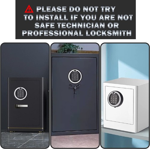 Replace Mesa MSL 500 Safe Lock Solenoid Electronic Lock 2 Override Keys ...