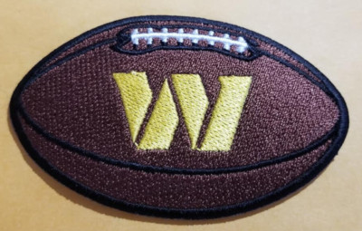 Washington Commanders Football Embroidered Patch approx 2.25x3.5" | eBay