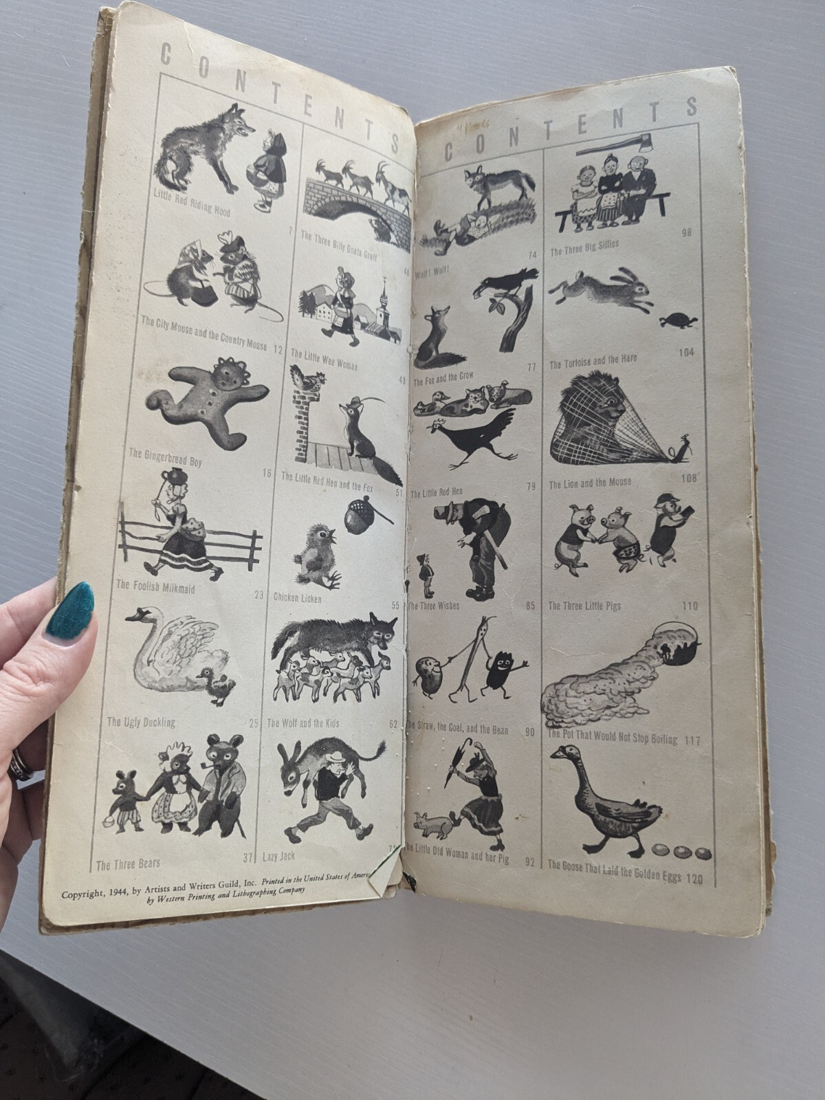 Vntg. 1944 "The Tall Book of Nursery Tales", Pictures by F. Rojankovsky ...