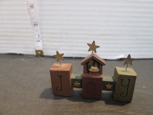 Mini Joy block with the nativity in the middle - New by Blossom Bucket ...