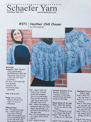 Schaefer Yarn: Single Knitting Pattern: Heather Chill Chaser: By Chris ...