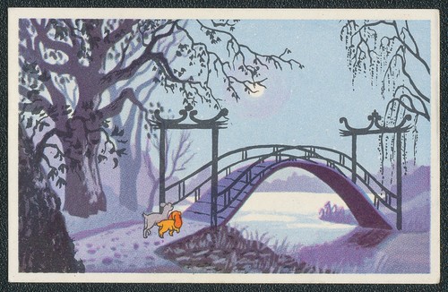 1956 RICH'S COFFEE WALT DISNEY LADY BAMBI DUMBO DUTCH TRADING CARD #51 ...