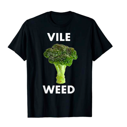 Vile Weed Tshirt Seinfeld Funny Graphic Newman Broccoli Pick Color Size ...