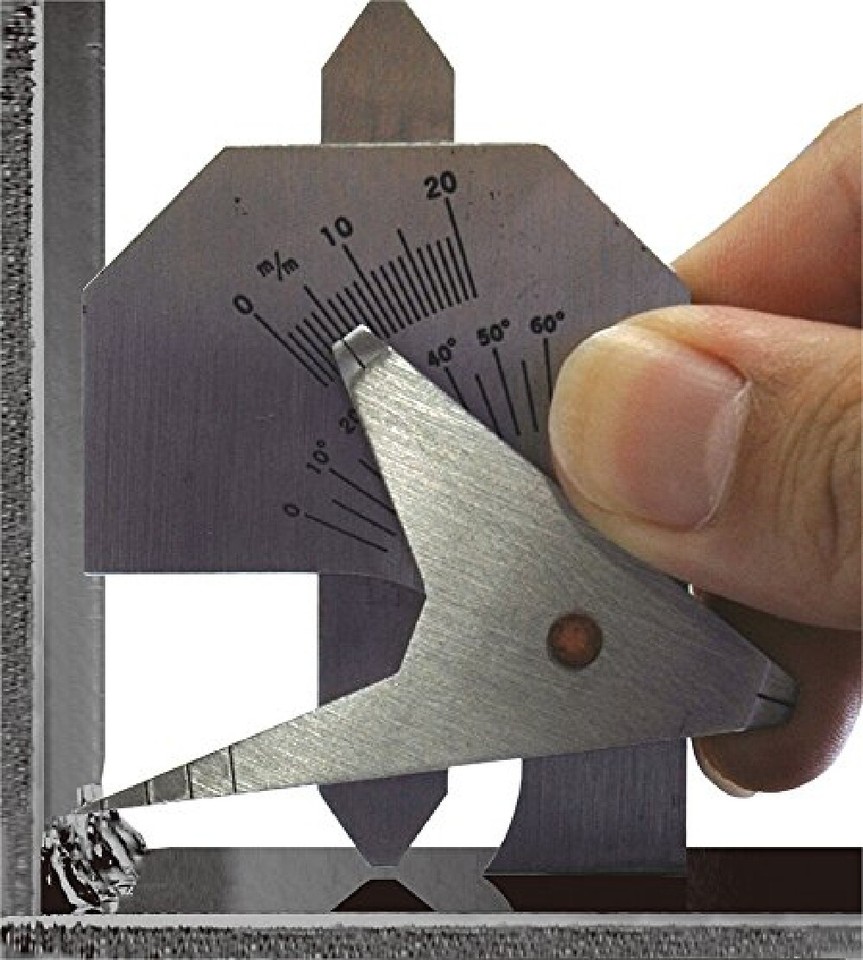 SHINWA MEASURING Welding Gauge58691 used to measure all types of weld ...