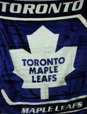 Toronto Maple Leafs Plush Blanket, 60”x80” - Warm & Soft NHL Blanket | eBay