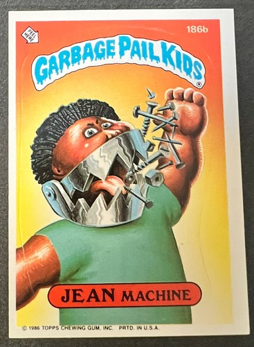 Garbage Pail Kids Series 5 JEAN Machine 1986 Vintage GPK Sticker Puzzle ...