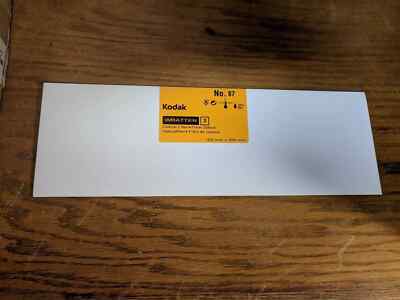SPECIAL! Kodak Wratten 2 Optical Filters #87 (Infrared) 100mm x 300mm ...