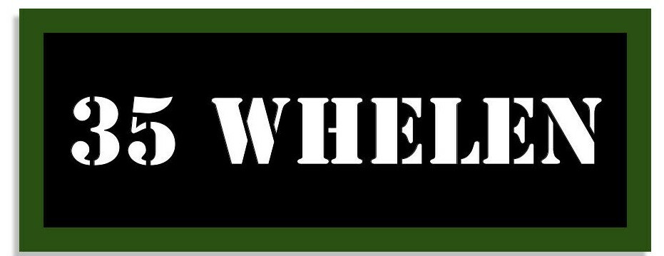 35 WHELEN Ammo Can LABELS STICKERS DECALS for Ammunition Cases 3"x1.15 ...