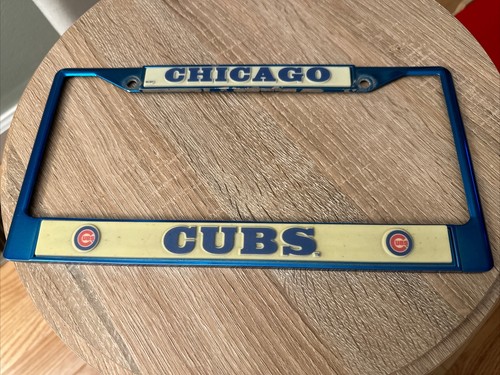 CHICAGO CUBS MLB Baseball Chrome Auto Car License Plate Frame - Used | eBay