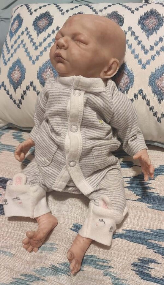 Amazing Newborn Preemie Reborn Baby Doll Lifelike Mottled Skin Veins ...
