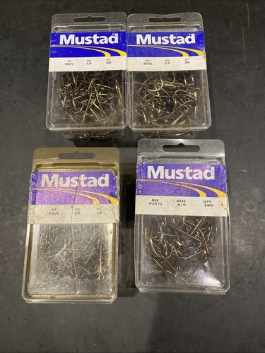 Mustad Ref 33637 Size 4/0 100 Per Box | eBay