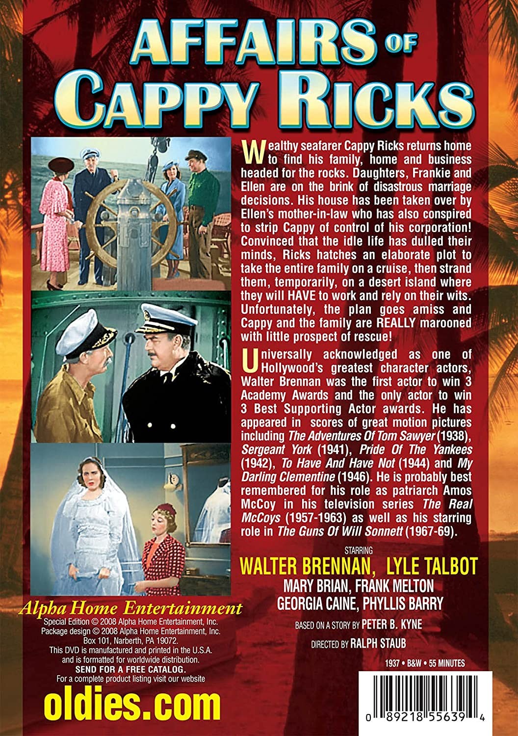 Affairs Of Cappy Ricks (DVD) Walter Brennan Mary Brian Lyle Talbot | eBay