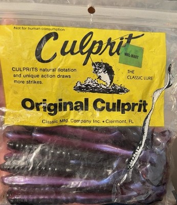 Culprit Original Fishing Lure 6” Blue Shad | eBay