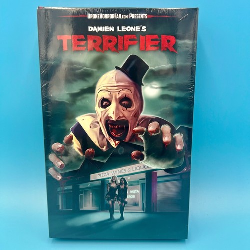 WITTER TERRIFIER VHS Gatefold Cover with Glow In The Dark Red Tape LE 1 ...