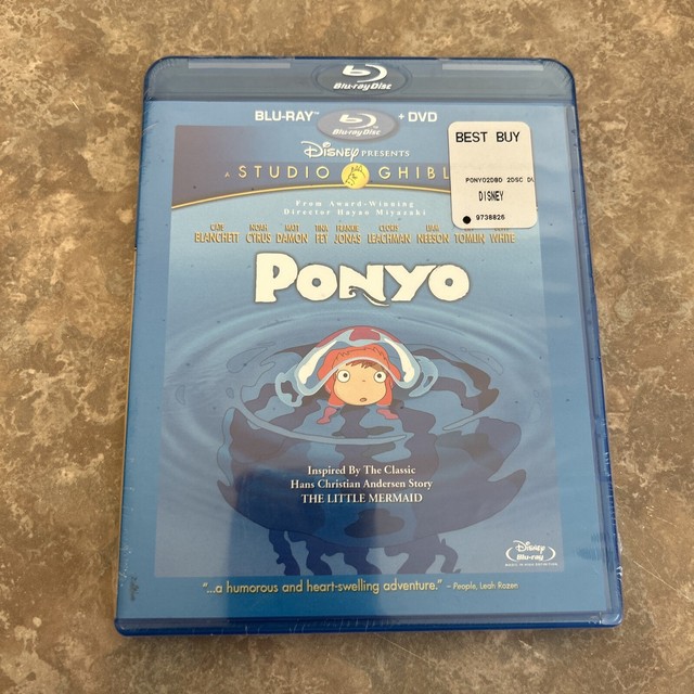 Ponyo (Blu-ray/DVD, 2010, 2-Disc Set) for sale online | eBay