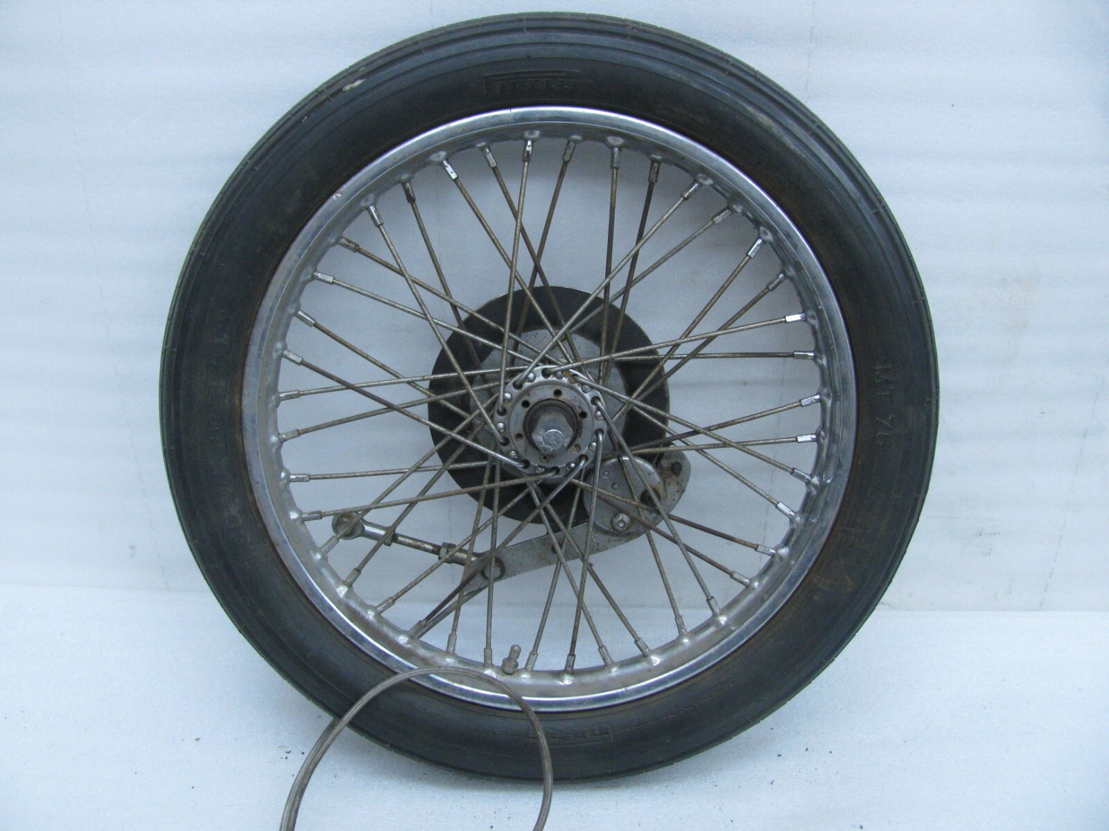 18" Chopper Front Wheel & brake Hallcraft Harley Knucklehead Panhead ...