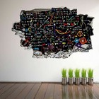 Math Formulas 3D Wall Art Sticker Mural Decal Mathematics School Decor ...