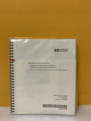 HP E3631-90100 E3631A Triple Output DC Power Supply Service Guide | eBay