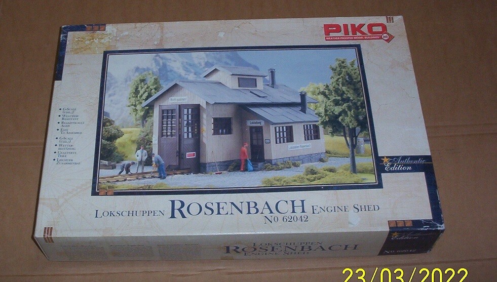 PIKO 62042 Rosenbach Engine Shed Assembled G Scale for sale online | eBay