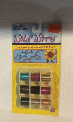 Wild Wire Pack of 9 Spools of assorted Gauge Wire & Colors, 15 ft on ...