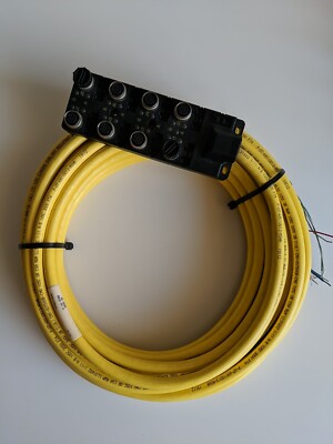 TURCK 8MB12Z-5P3-10, 8-port Multibox with Cable Home Run, M12 eurofast ...