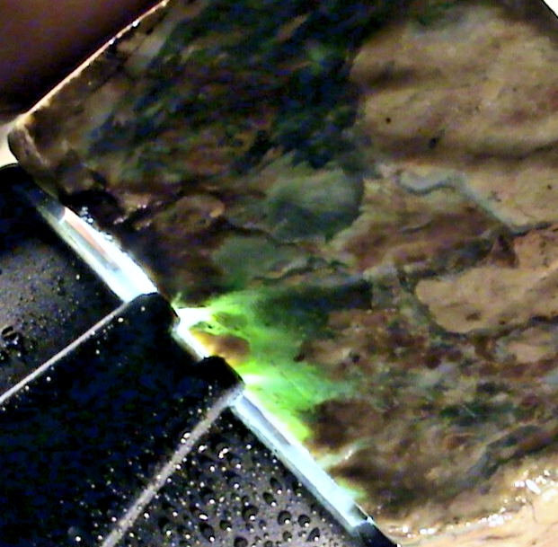 Translucent Emerald Green Verdite Crystal, Natural Cut Gemstones, 8 Oz ...