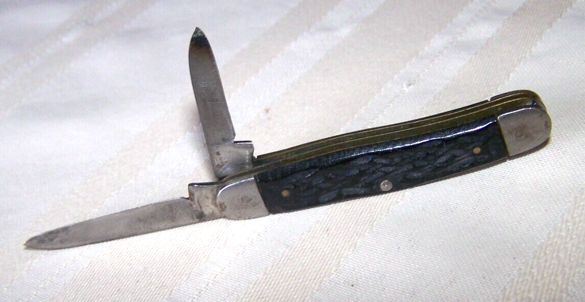Vintage Camco Pen Folding Pocket Knife Made in USA By Camillus 2 Blade ...