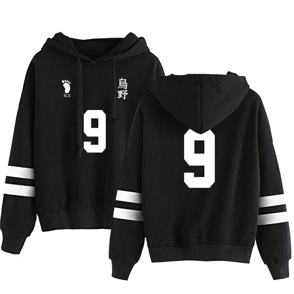 Unisex Anime Haikyuu Karasuno Koukou High School Pullover Hoodie ...