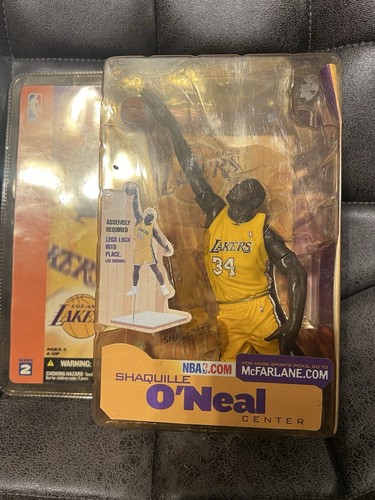 McFarlane NBA Shaquille O'Neal #34 C Los Angeles Lakers Action Figure ...