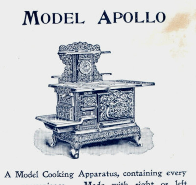 1880s Flory & White Model Apollo Stove Stroudsburg, PA #6L | eBay Australia