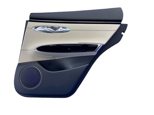 2022 GENESIS GV70 REAR RIGHT INNER DOOR TRIM PANEL ALUMINUM TRIM BEIGE ...