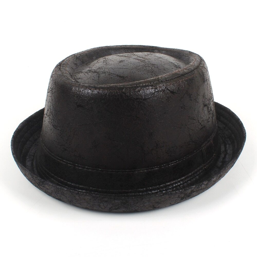 Hat Dad Pork Pie Hat Boater Flat Top Hat For Gentleman Bowler Gambler ...